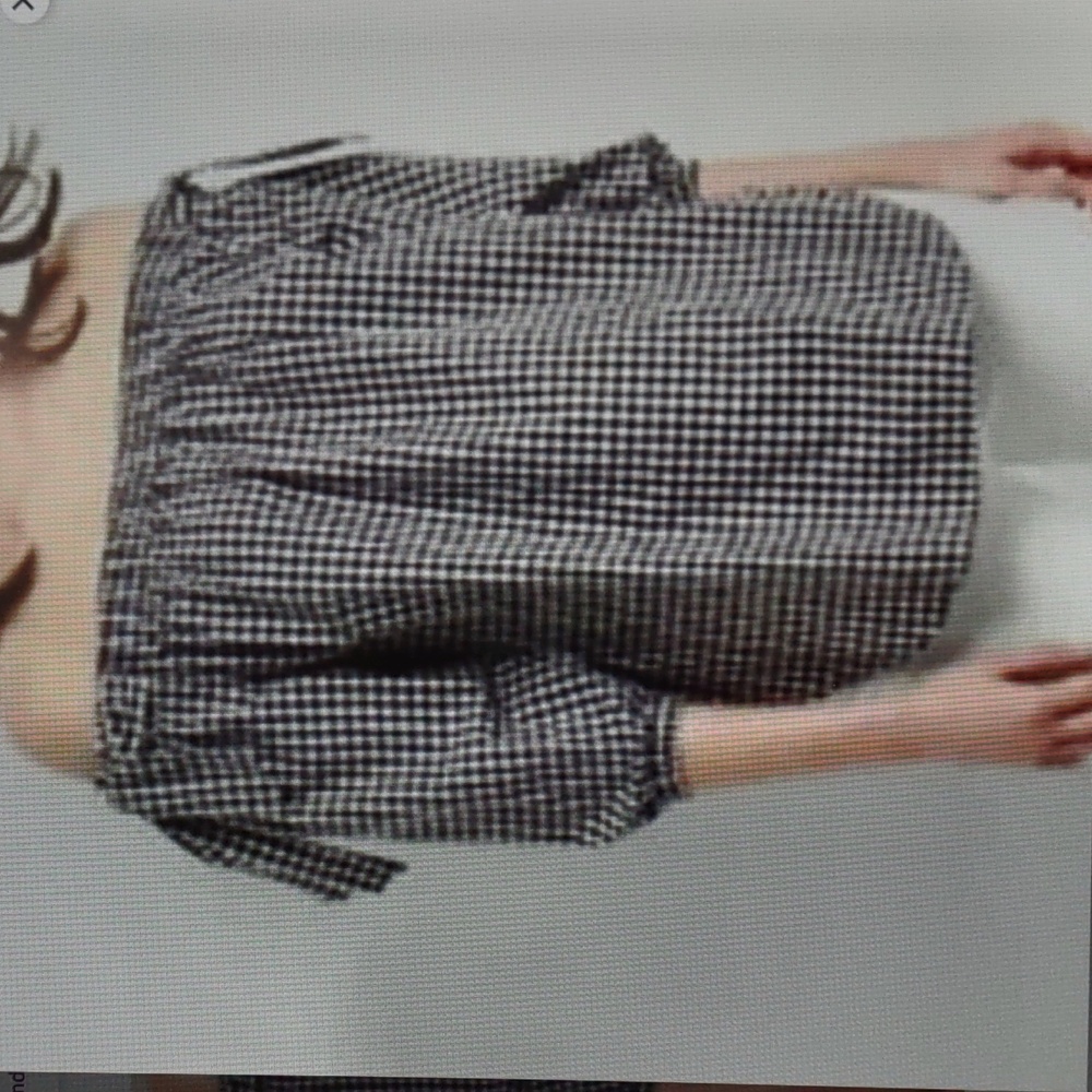 Gap Gingham Check Off Shoulder Peasant Style Top - Gem